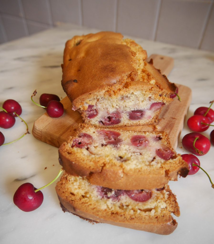 Cake cerises et amandes - Comment j'ai changé de vie